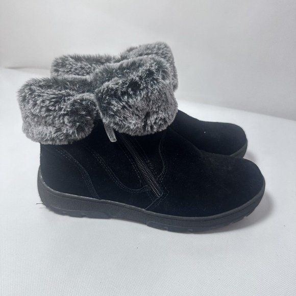 Khombu | Shoes | Khombu Boots Womens 7 Black Jessica Memory Foam Ankle ...